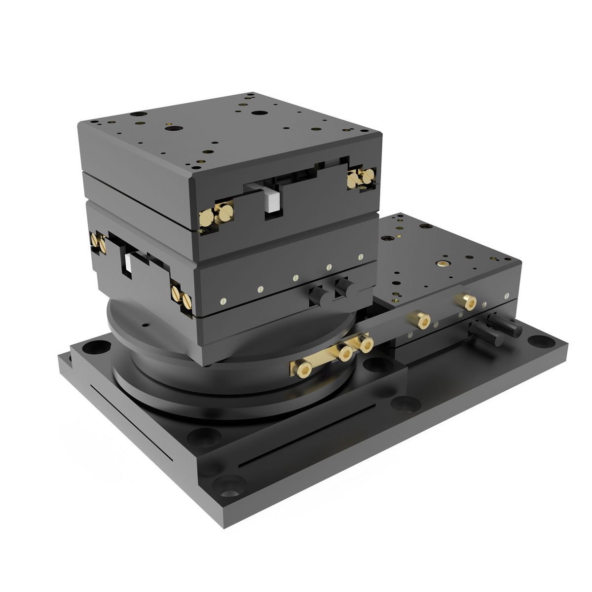 Compact Multi Axis Stages - MP53-2-1 Miniature XY-Phi Positioning ...