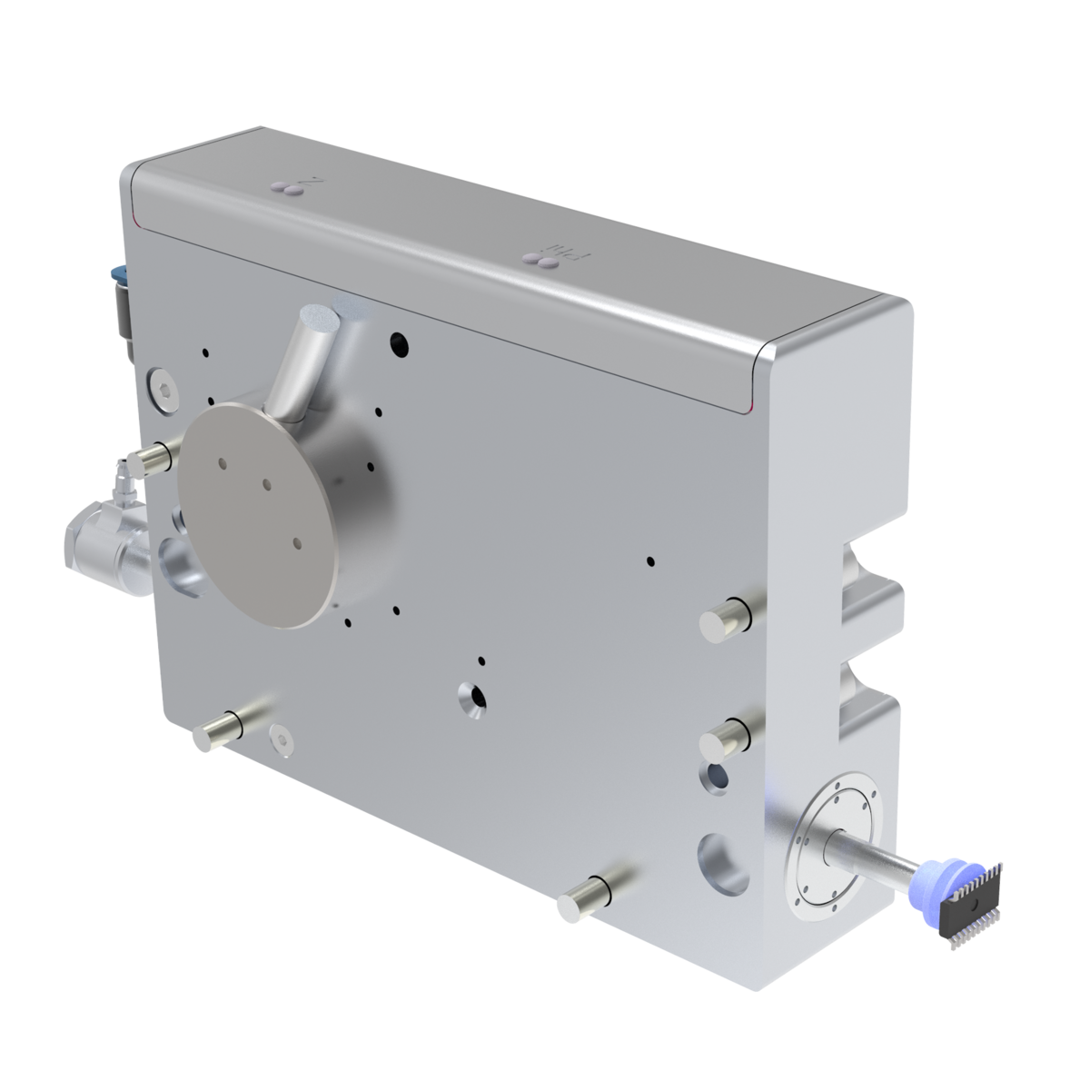 Compact Multi Axis Stages Z Phi Rotary Stroke Actuator With