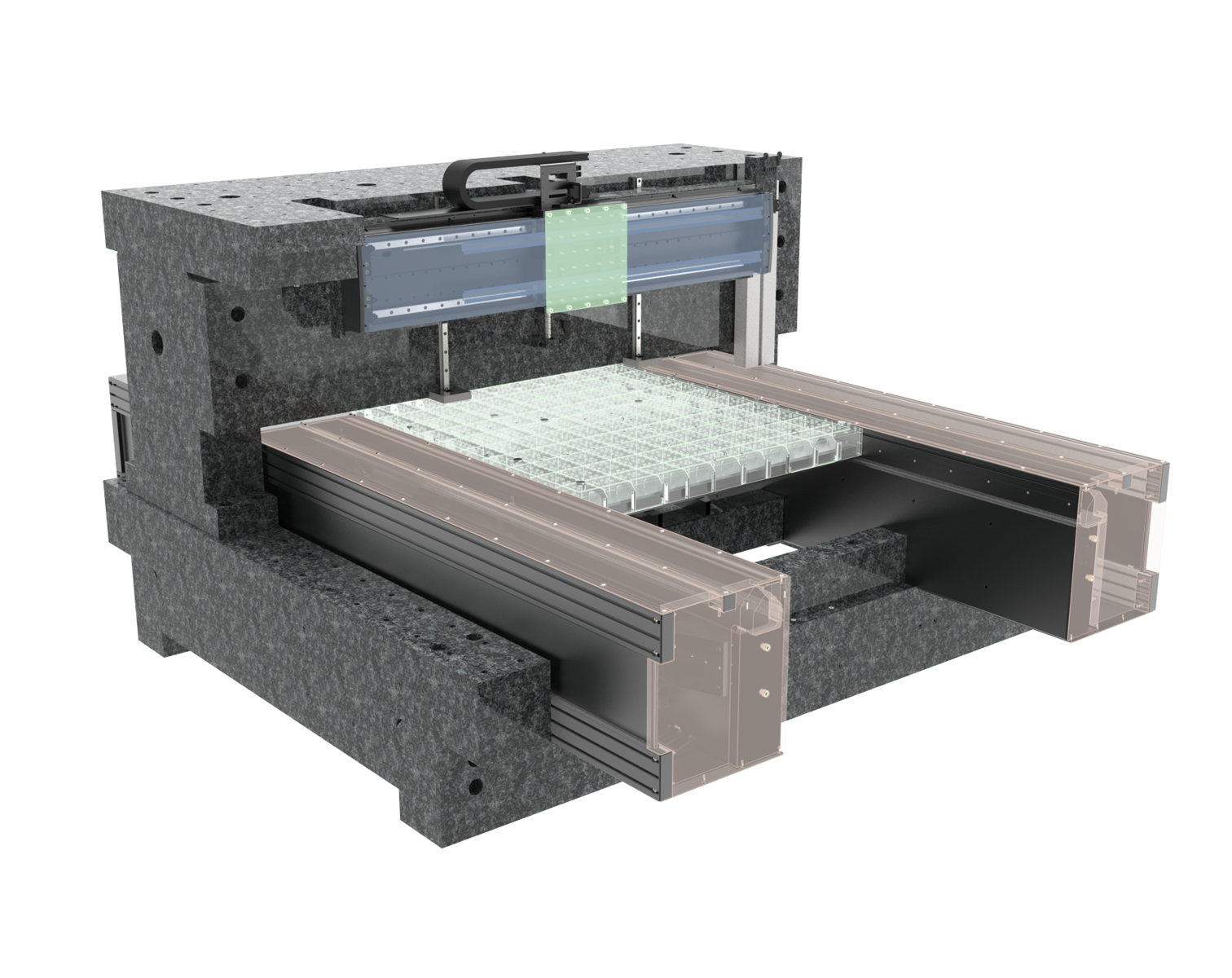 XYZ Split Axes Systems - XY laser panel stage with travels up to 2500 x ...